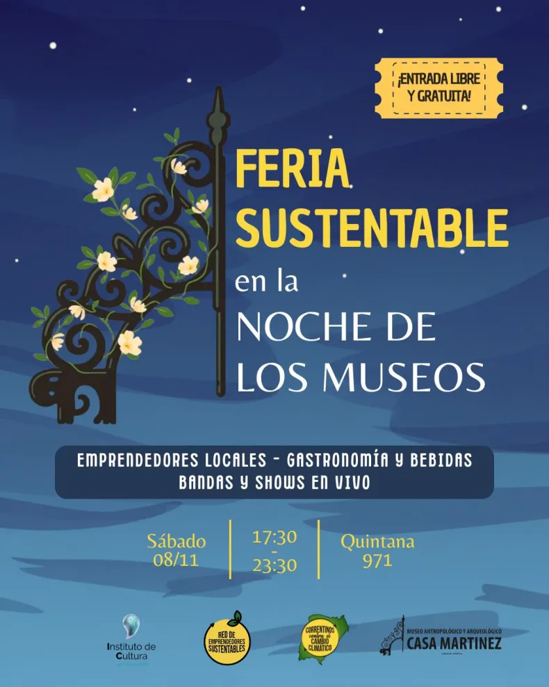 Feria Sustentable en la Noche de los Museos – Latina Corrientes
